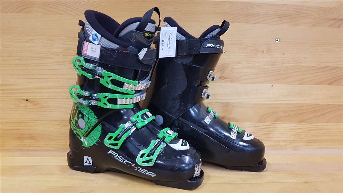 Bazárové lyže ELAN RACE SLX amphibio + lyžařské boty FISCHER VIRON XTR